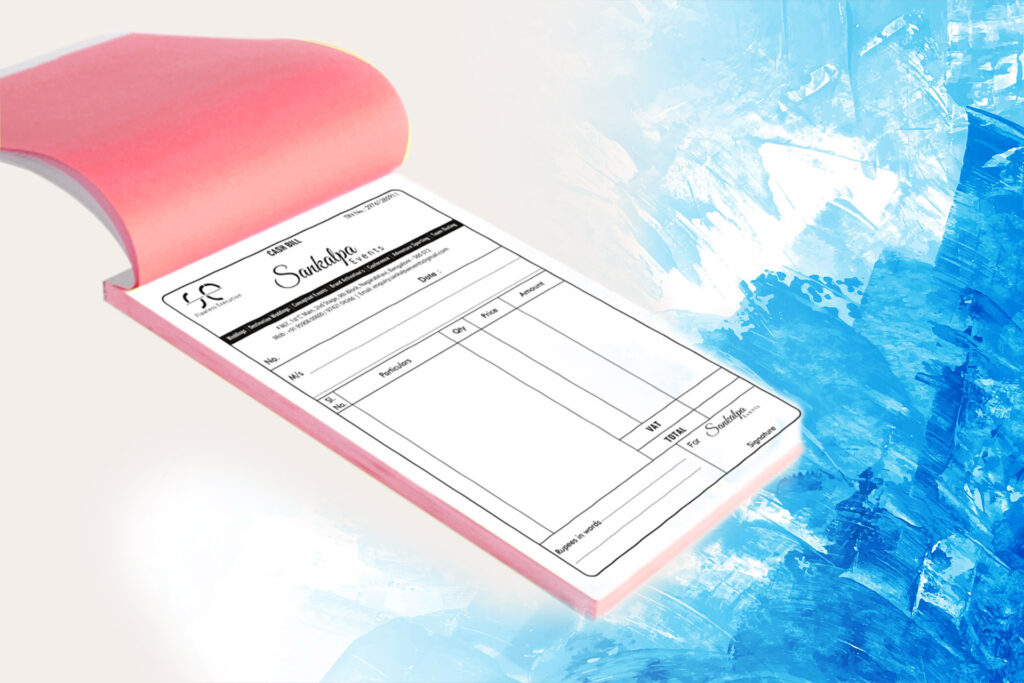 Bill Book - Printing Solutions