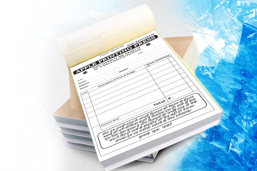 Bill Book - Printing Solutions